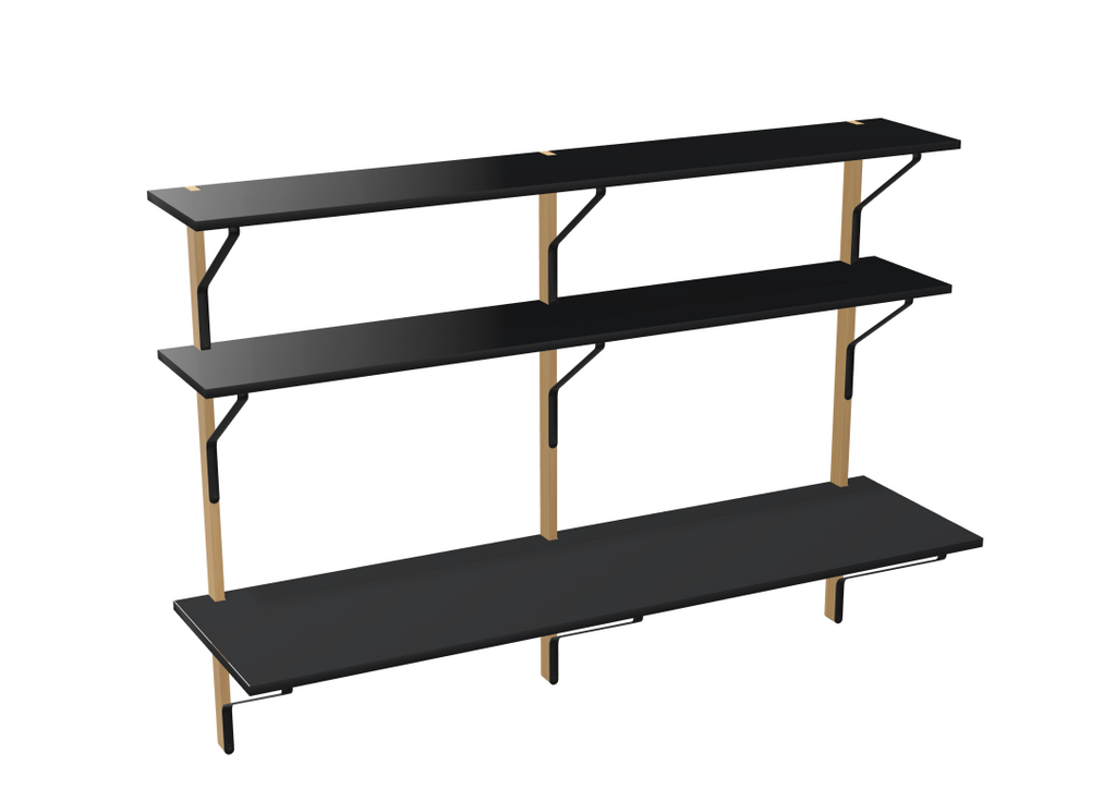 Storage shelf with desk – Buro International